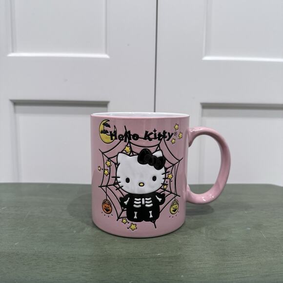 Sanrio | Dining | New Sanrio Hello Kitty Halloween Skeleton Costume ...